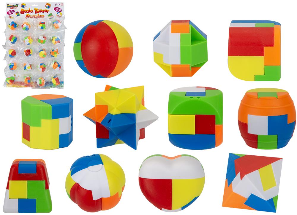 20 x Brain Teasers On Card (3.5-4cm in size 26p each) )